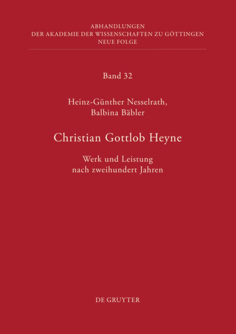 Christian Gottlob Heyne