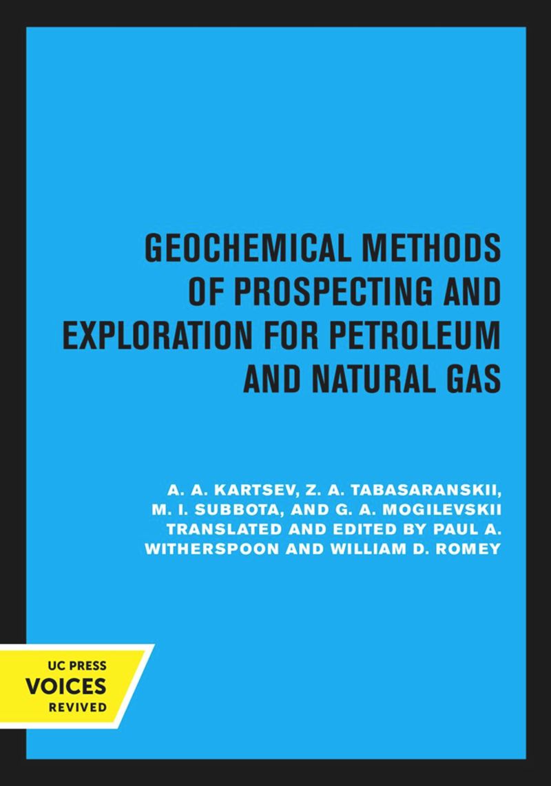 Geochemical Methods of Prospecting and Exploration for Pe...