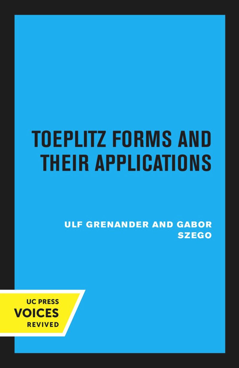 Toeplitz Forms and Their Applications