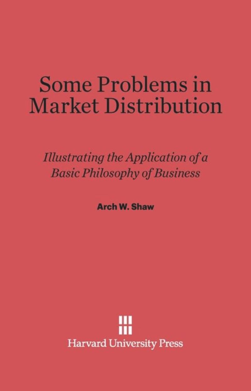 Some Problems in Market Distribution