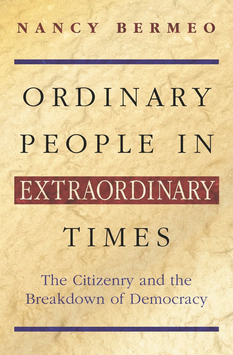 Ordinary People in Extraordinary Times...