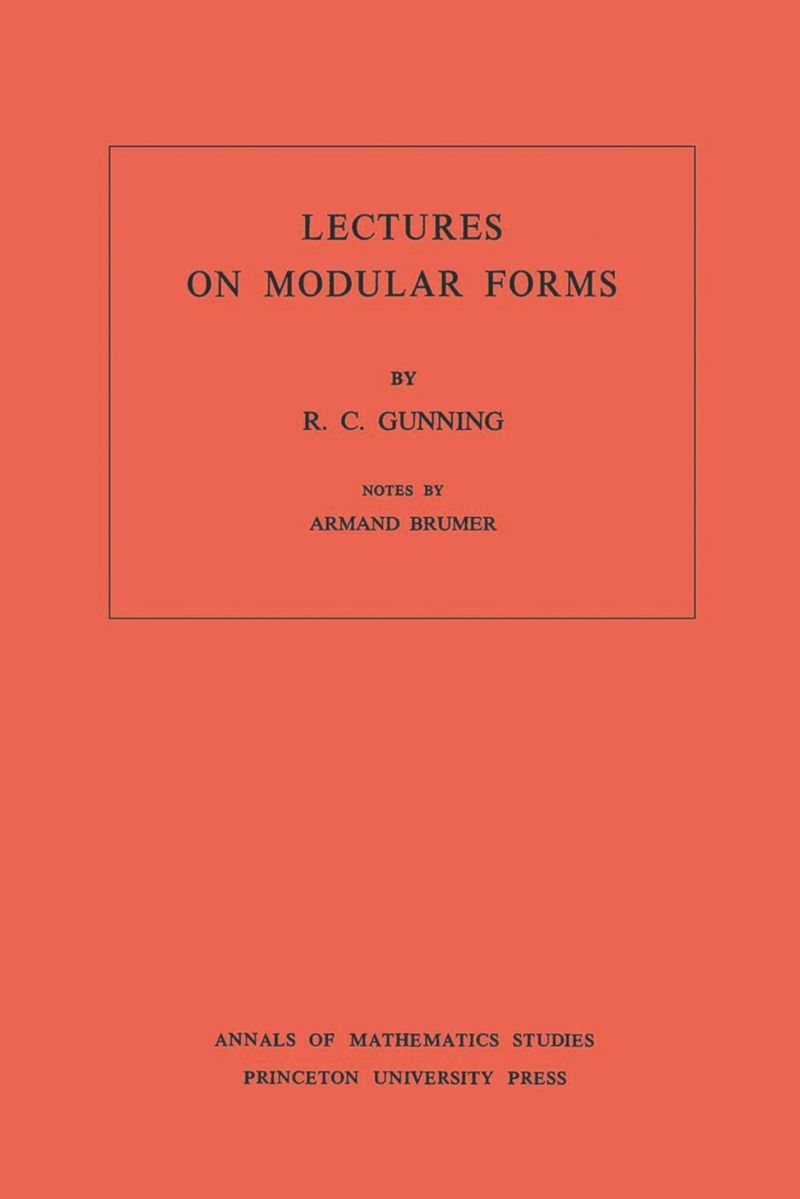 Lectures on Modular Forms