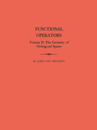 Functional Operators, Volume 2