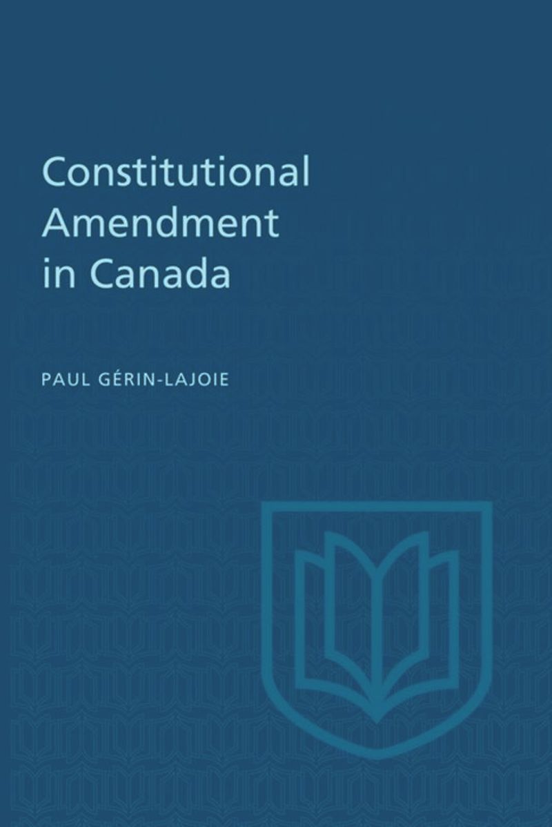 Constitutional Amendment in Canada