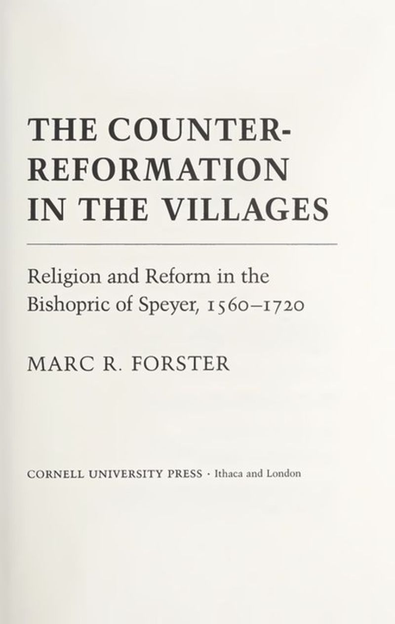 The Counter-Reformation in the Villages