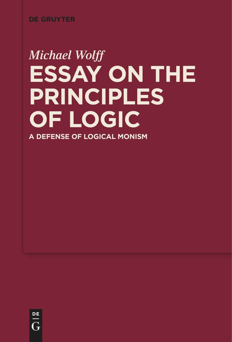 Essay on the Principles of Logic...
