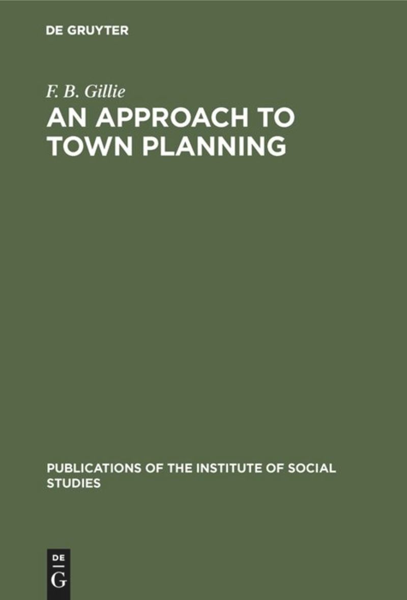 An Approach To Town Planning