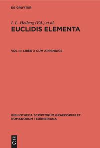 Euclidis Elementorum liber X