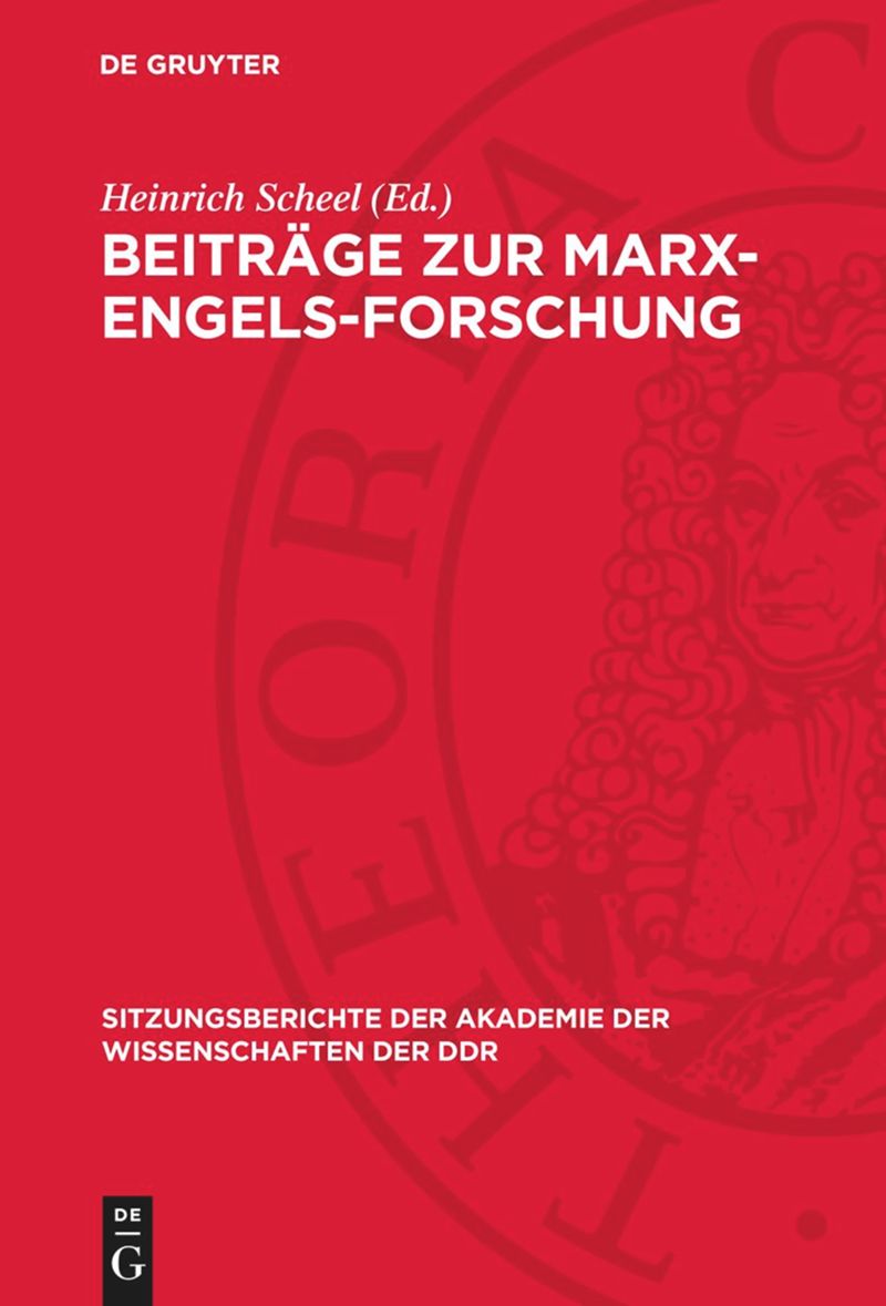 Beiträge zur Marx-Engels-Forschung
