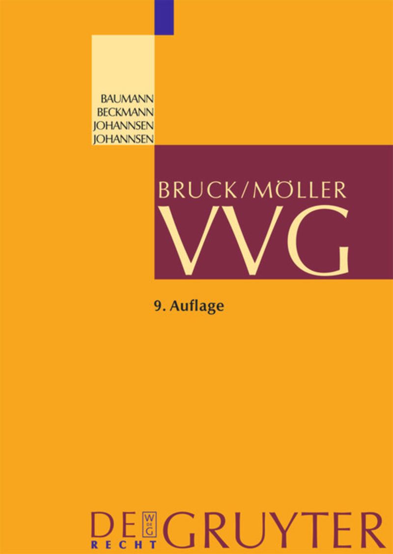 VVG - Großkommentar zum Versicherungsvertragsgesetz