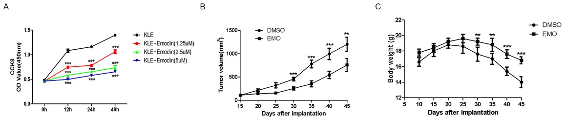 Emodin promotes apoptosis of human endometrial cancer through ...
