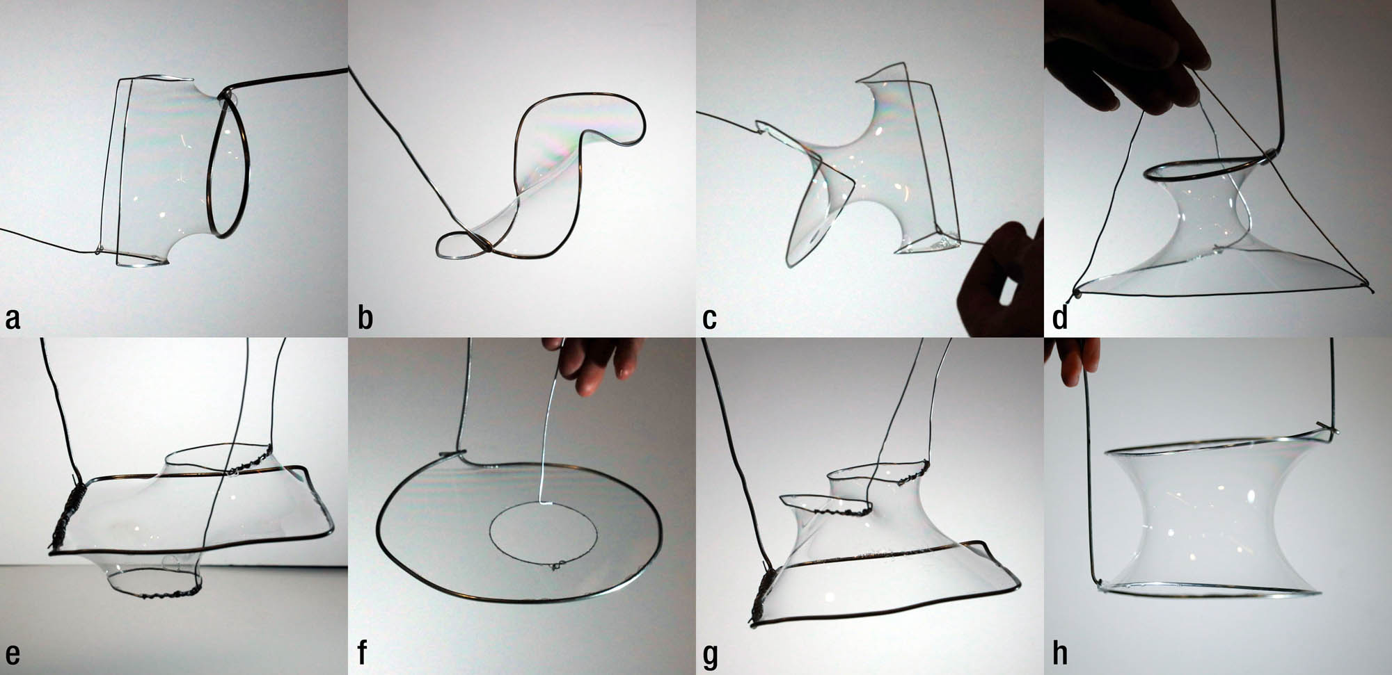 Stripped and layered fabrication of minimal surface tectonics using parametric algorithms