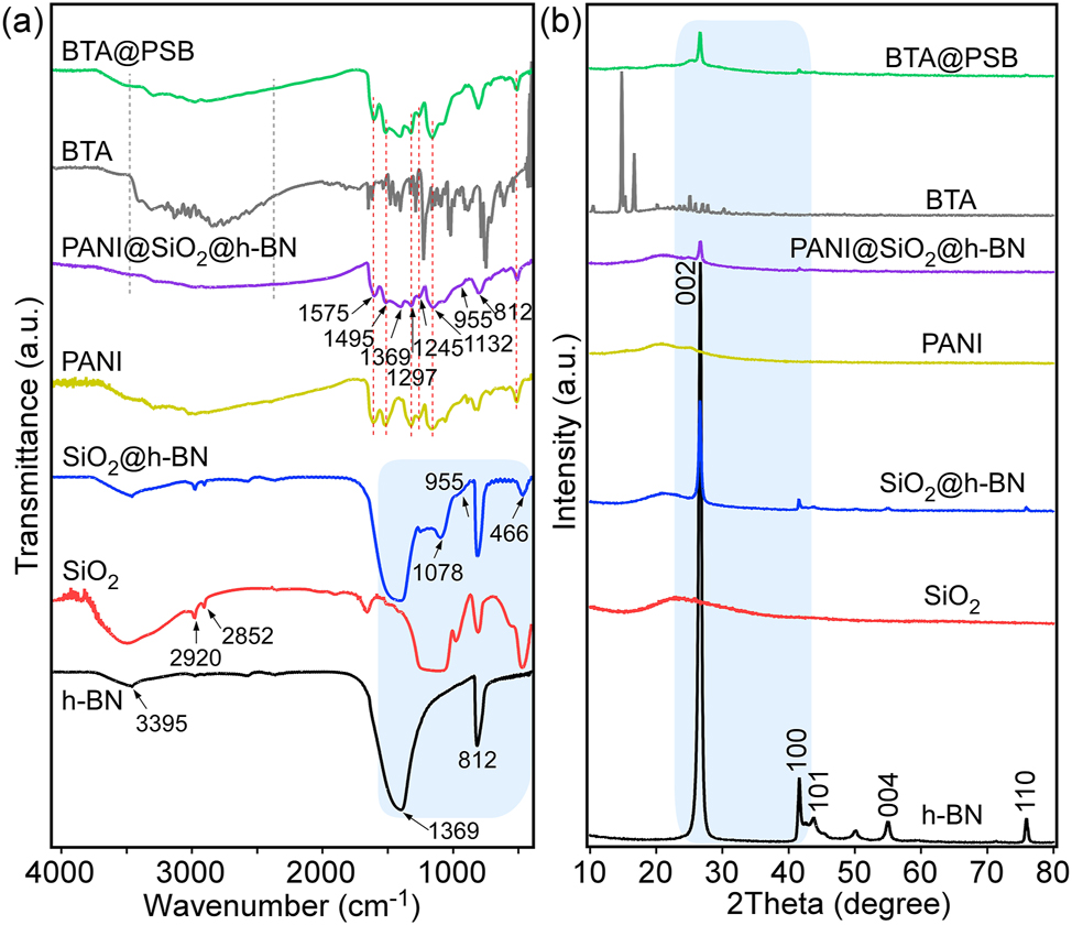 Advanced multifunctional BTA-loaded PANI@SiO2@h-BN water-...