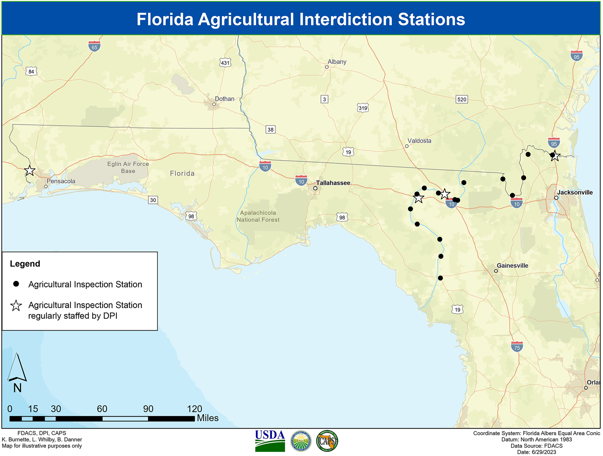 Florida’s agricultural inspection stations: focus on inte...