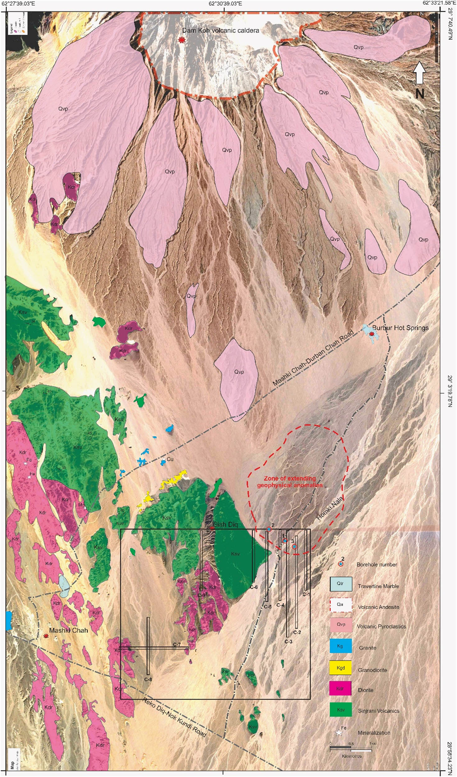 Geophysical exploration and geological appraisal of the Siah Diq porphyry Cu–Au prospect: A ...