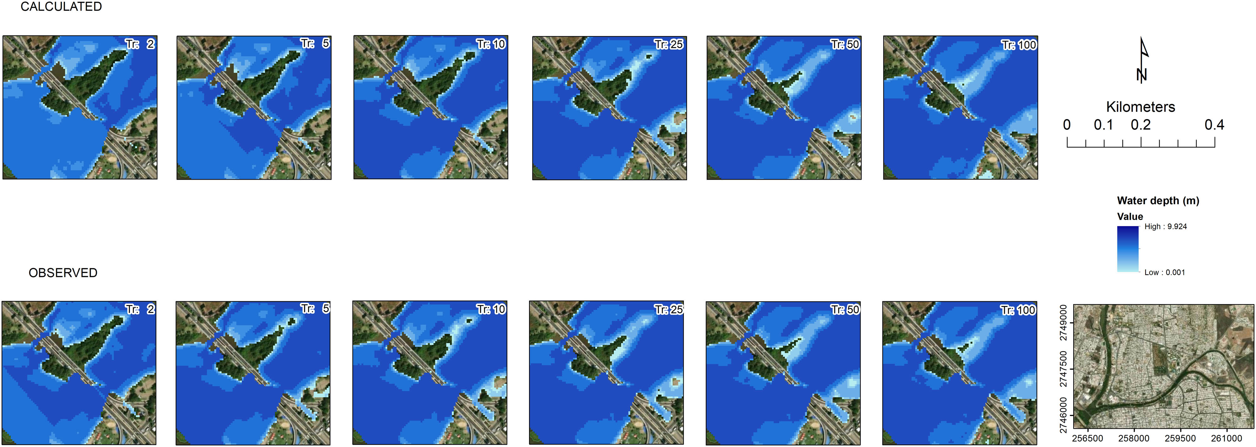 A comparative assessment and geospatial simulation of three ...
