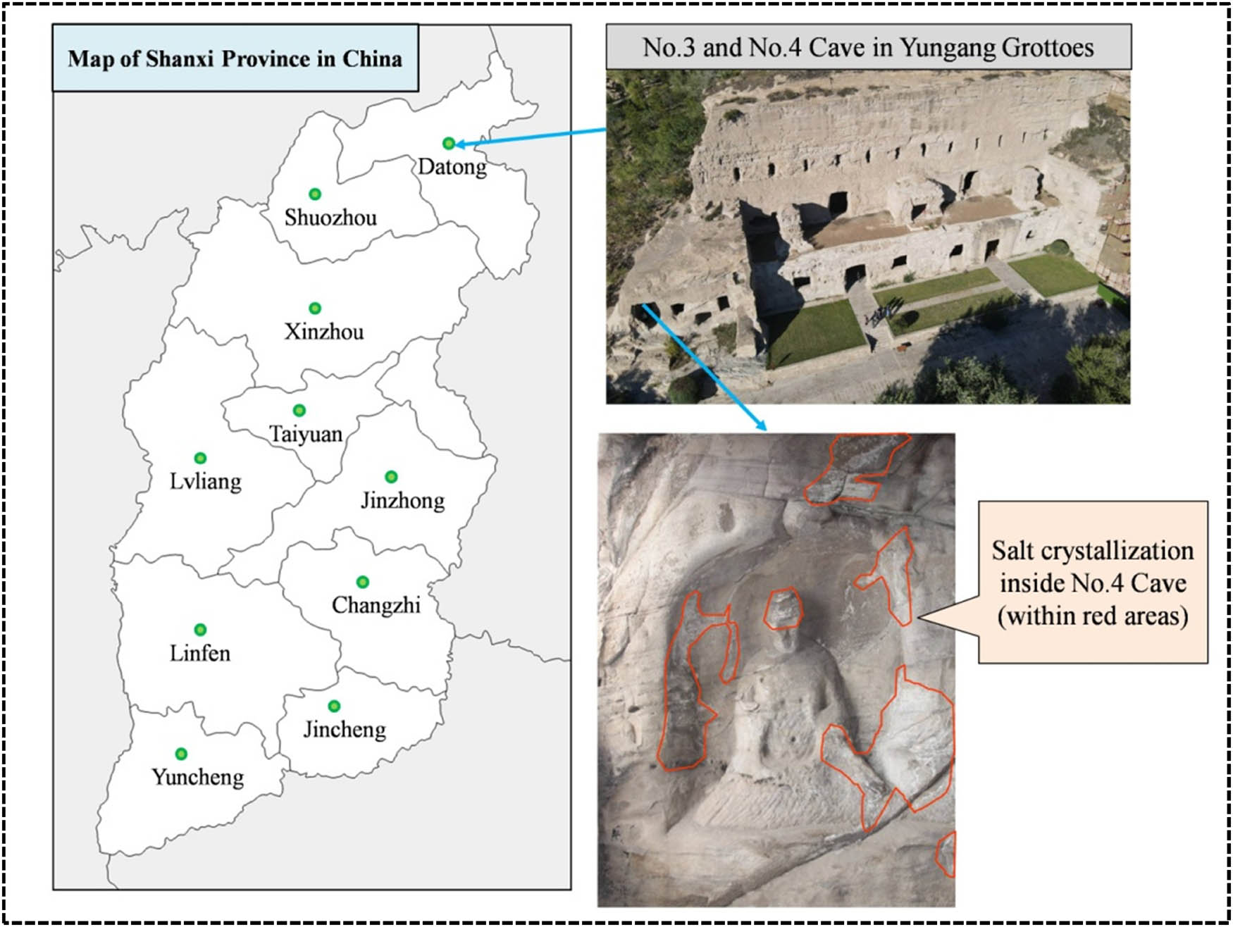 Chemical dissolution and the source of salt efflorescence in weathering ...