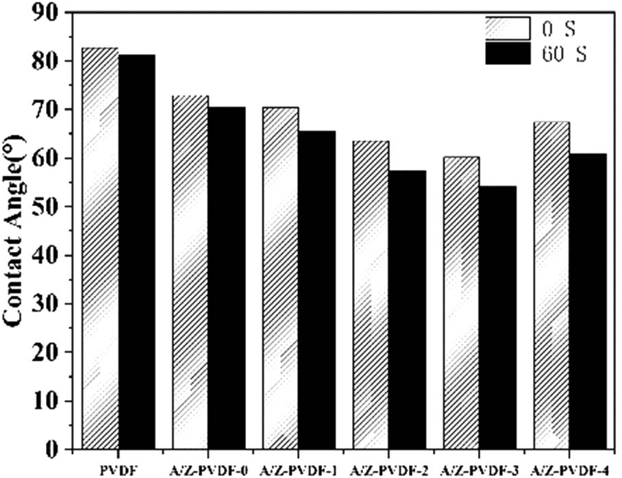 Hydrophilic modification of PVDF membranes by in situ syn...