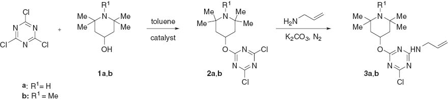 Synthesis and properties of multifunctional hindered amine light stabilizers