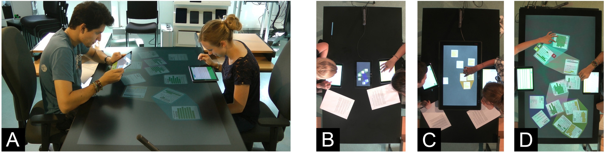 Complementary interfaces for visual computing