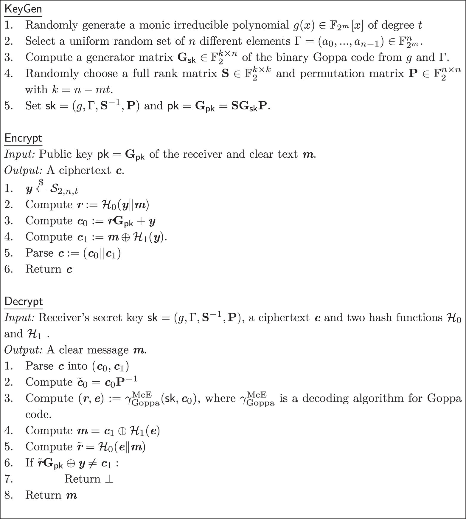 A code-based hybrid signcryption scheme