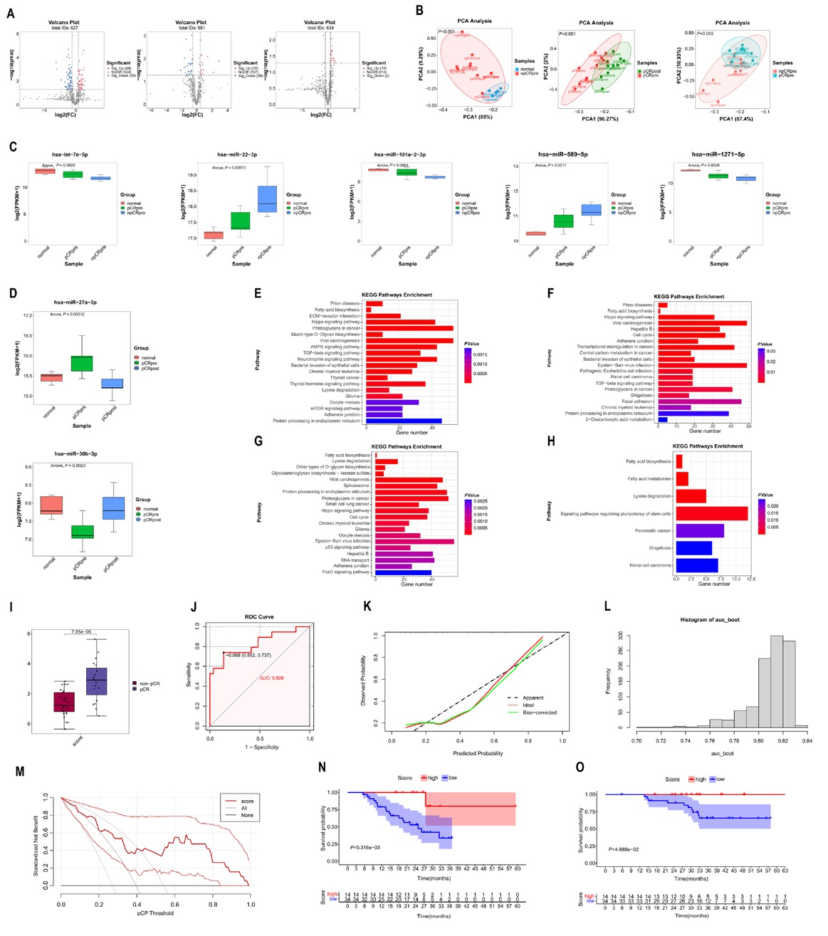 A signature of plasma exosomal miRNAs predict therapeutic...