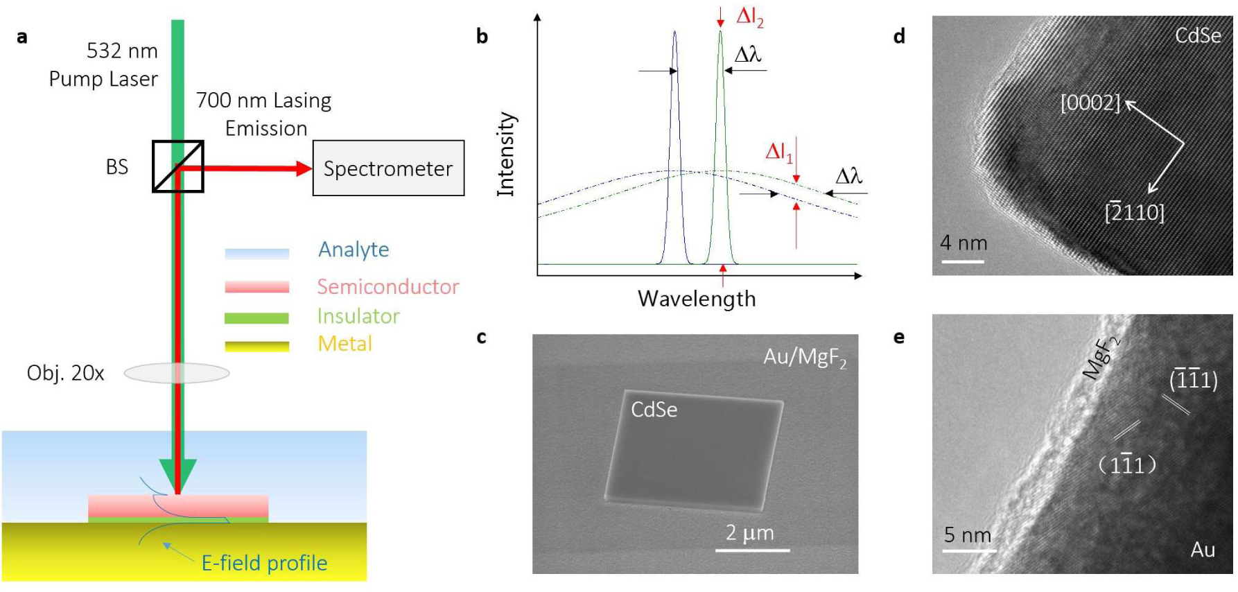 Lasing Enhanced Surface Plasmon Resonance Sensing