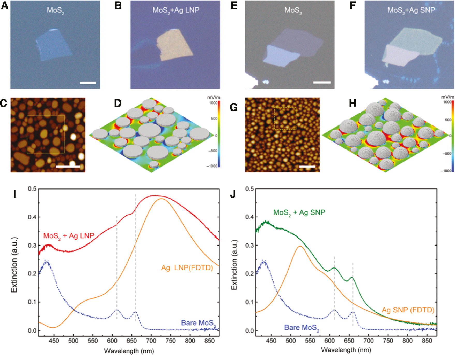 Monolayer MoS2 for nanoscale photonics