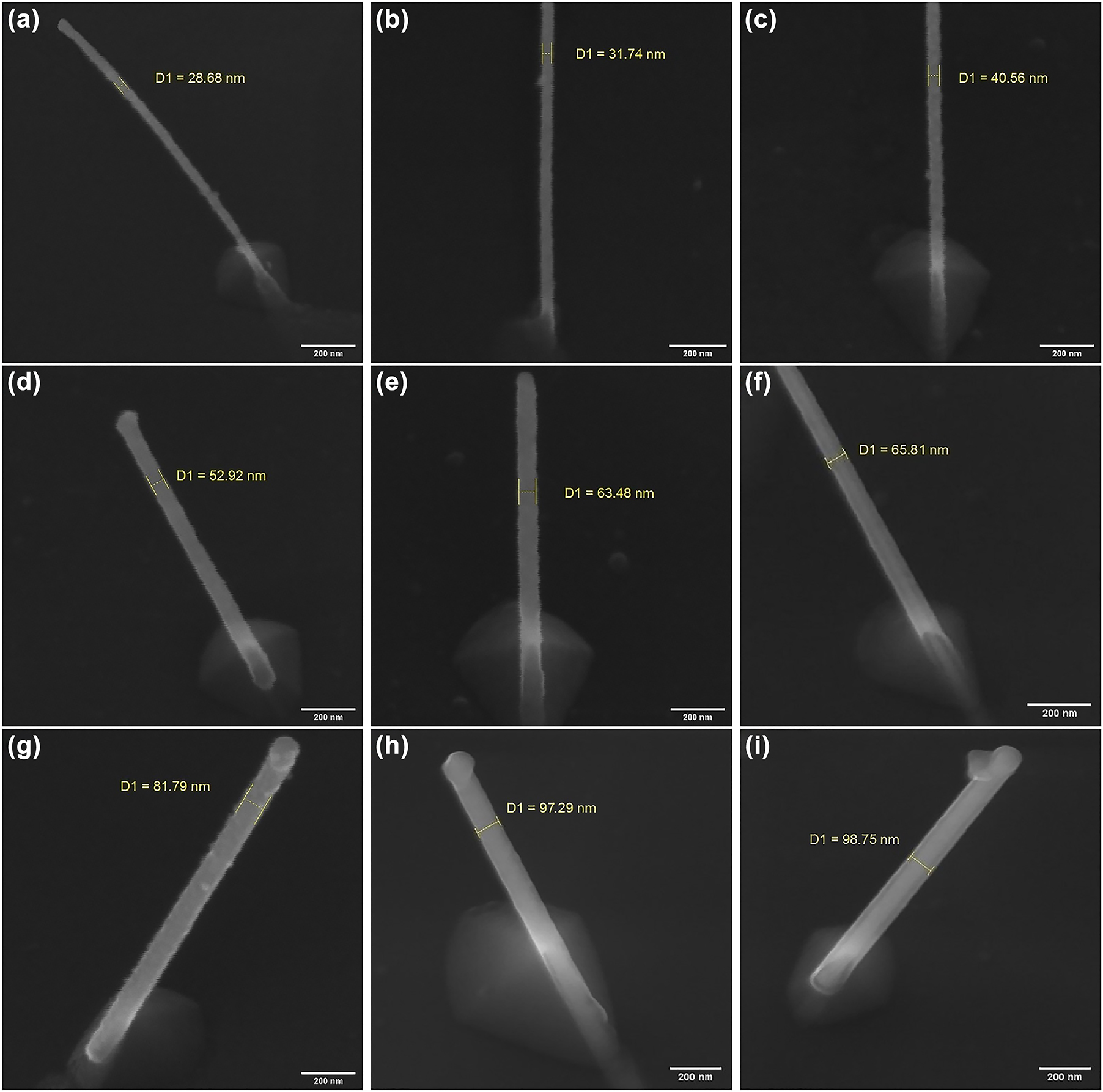 Controlled optical near-field growth of individual free-standing well ...