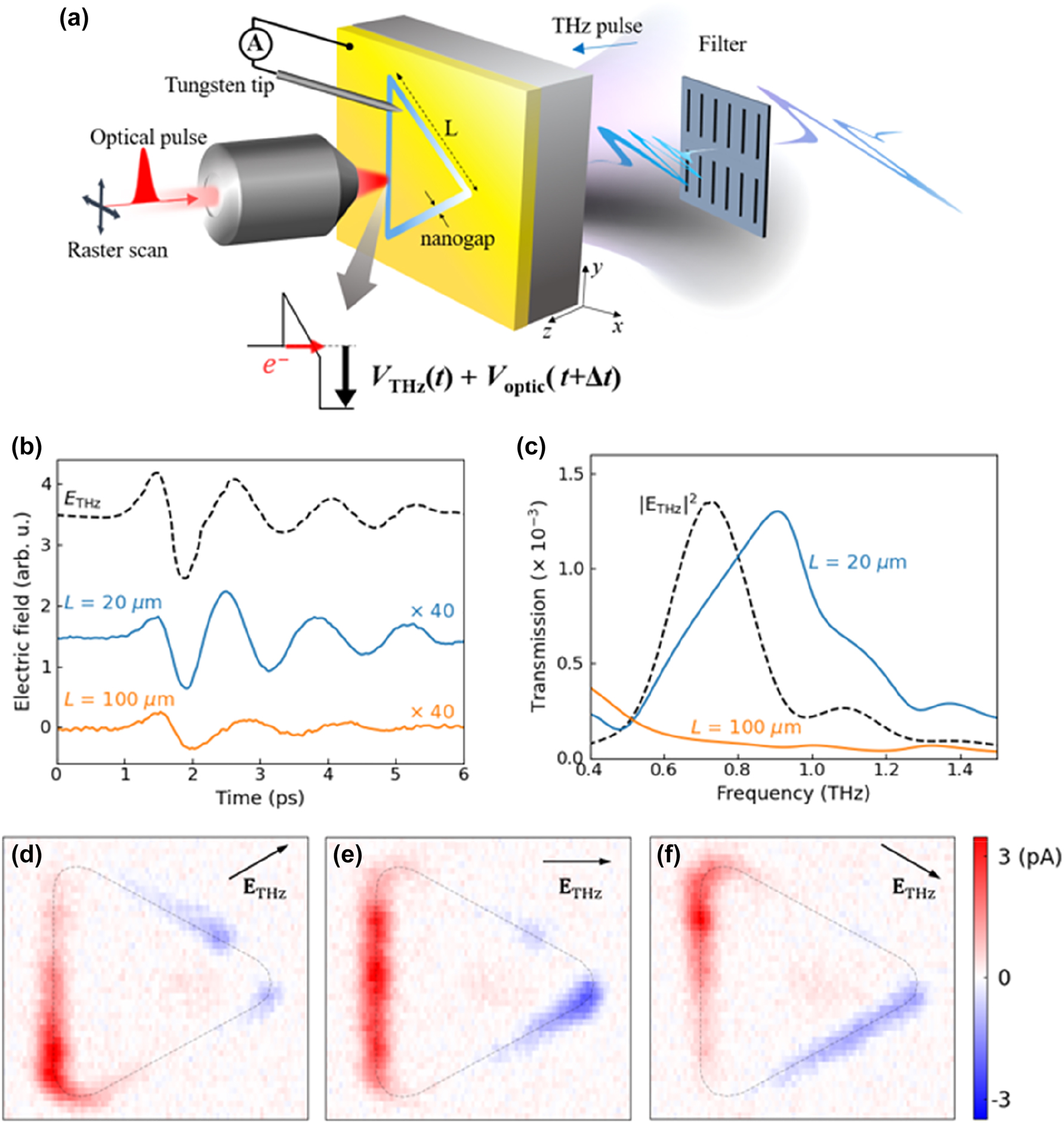 Ultrafast snapshots of terahertz electric potentials across ring-shaped ...