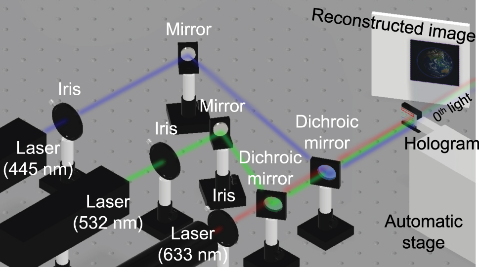 Highly-efficient full-color holographic movie based on si...