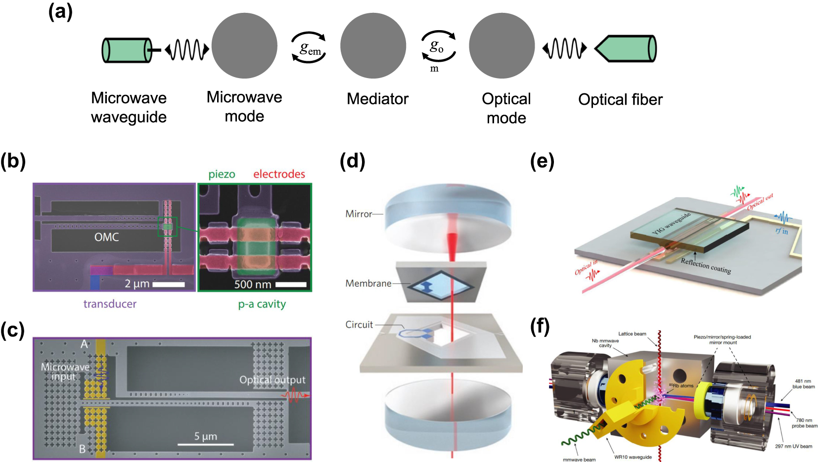 Building photonic links for microwave quantum processors
