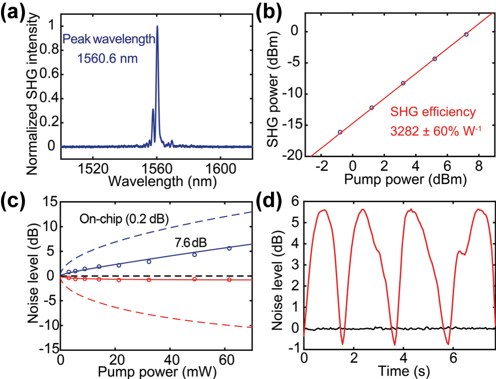 Squeezed light generation in periodically poled thin-film...