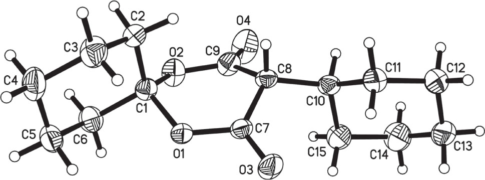 The crystal structure of 3-cyclohexyl-1,5-dioxaspiro[5.5]undecane-2,4 ...