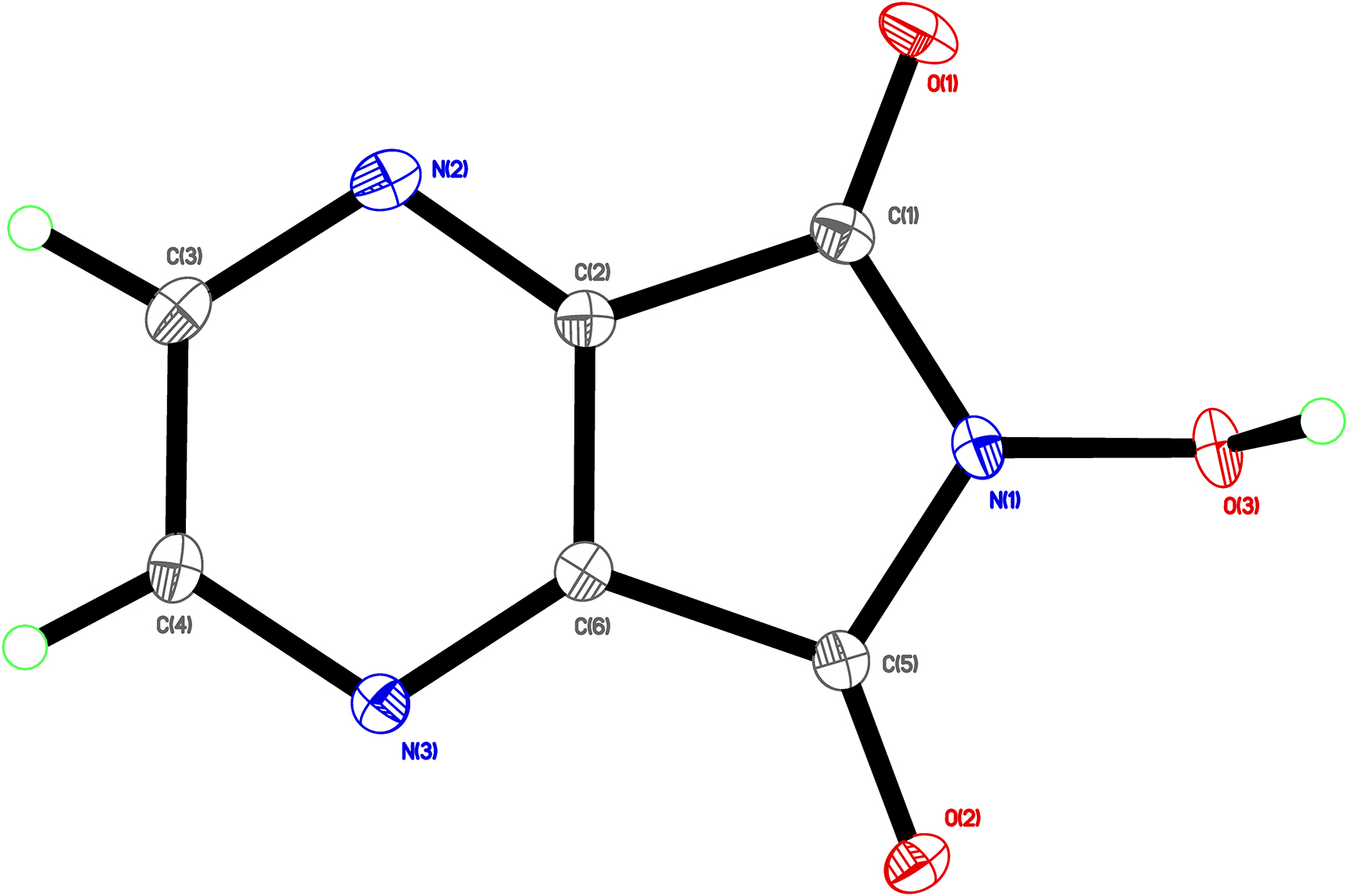 Crystal structure of 6-hydroxy-5H-pyrrolo[3,4-b]pyrazine-5,7(6H)-dione ...