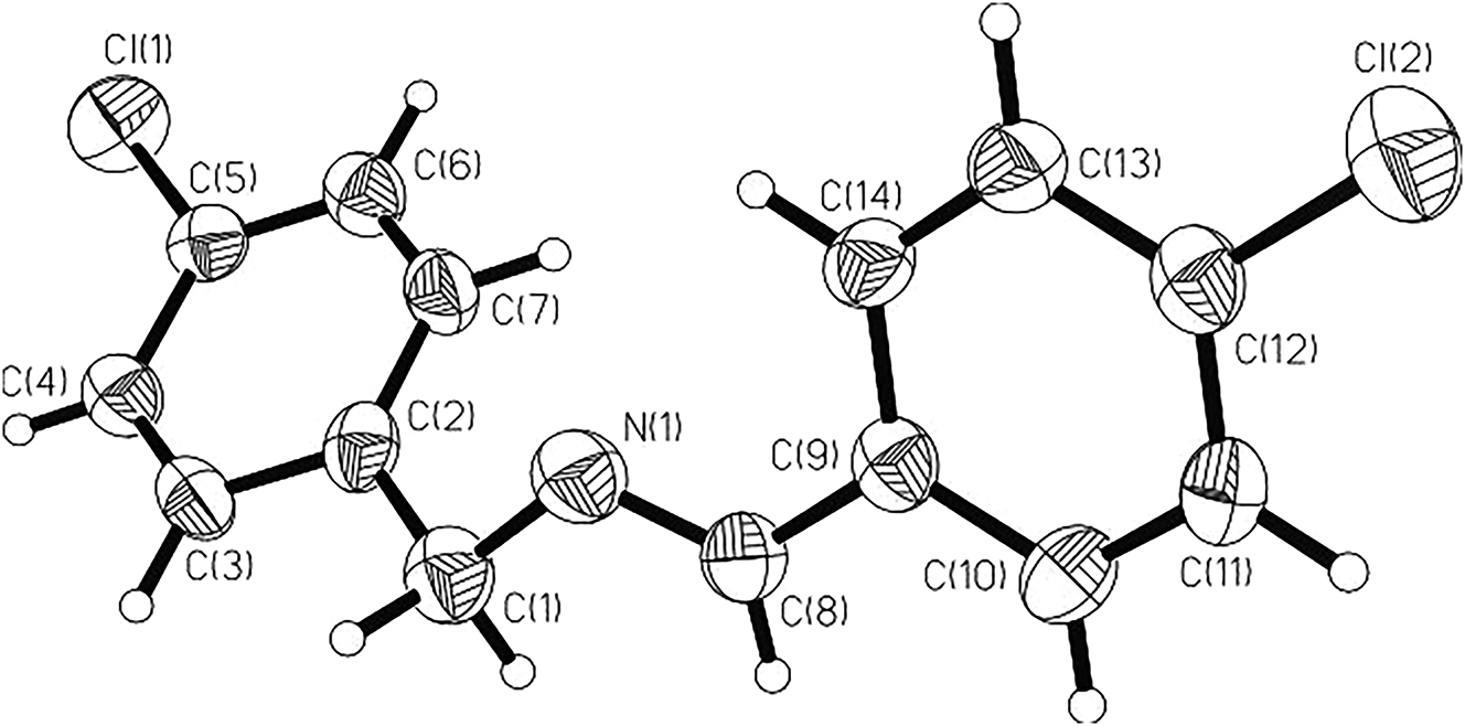 The crystal structure of (E)–N-(4-chlorobenzylidene)(4-chlorophenyl ...