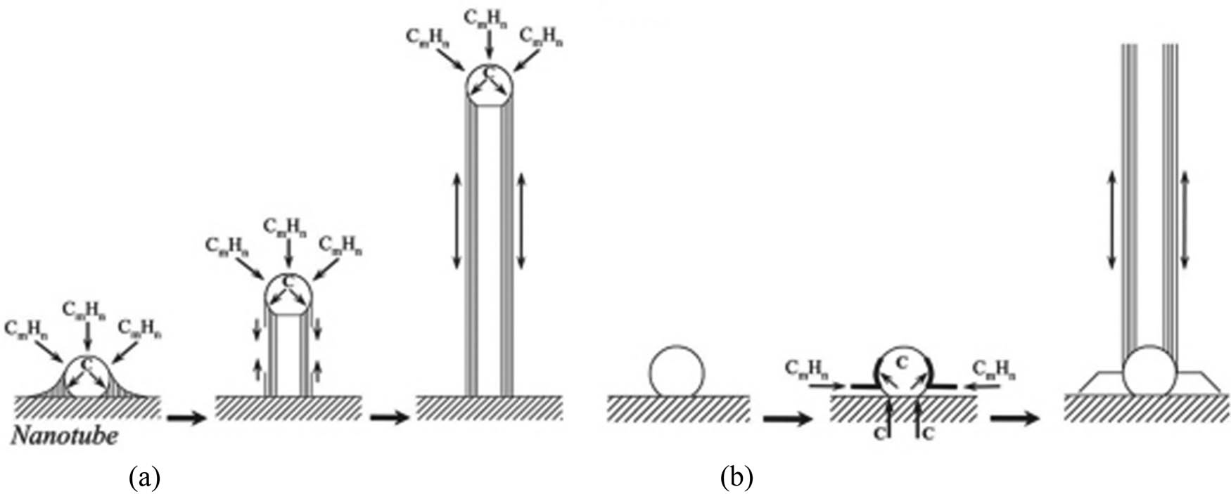 In situ growth of carbon nanotubes on fly ash substrates