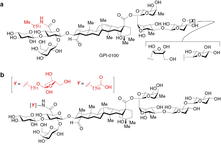 Design, synthesis and evaluation of optimized saponin variants derived from the vaccine adjuvant ...