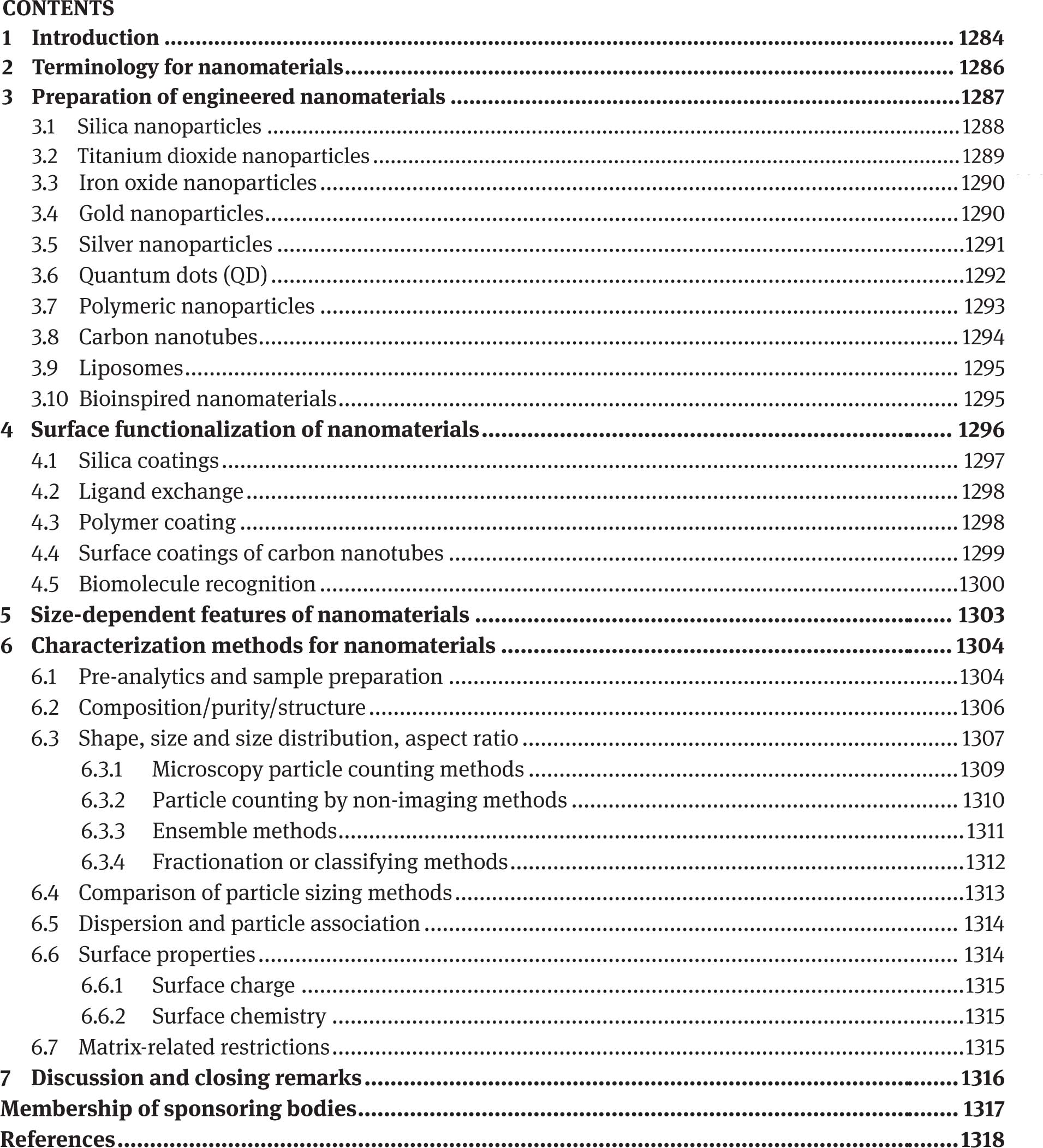 Engineered nanomaterials and human health: Part 1. Preparation, functionalization and ...