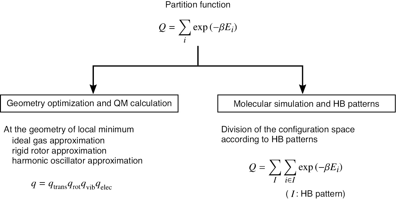 Hydrogen-bond pattern to characterize water network