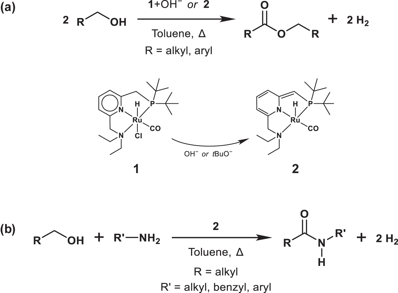 Sustainable amidation through acceptorless dehydrogenativ...