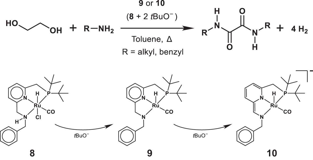 Sustainable amidation through acceptorless dehydrogenativ...