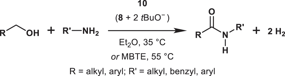 Sustainable amidation through acceptorless dehydrogenativ...