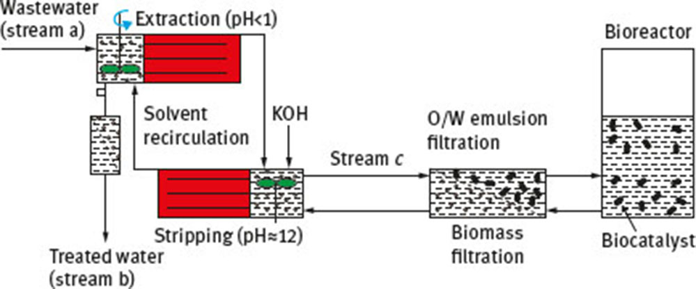 Biocatalytic membrane reactors (BMR)
