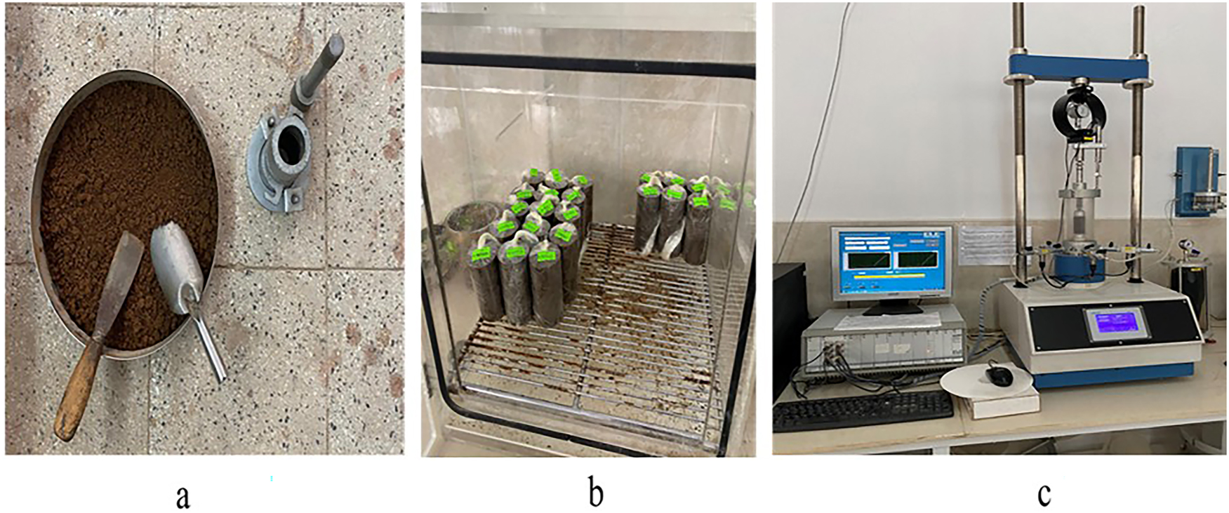 Microstructural and UCS behavior of clay soils stabilized...