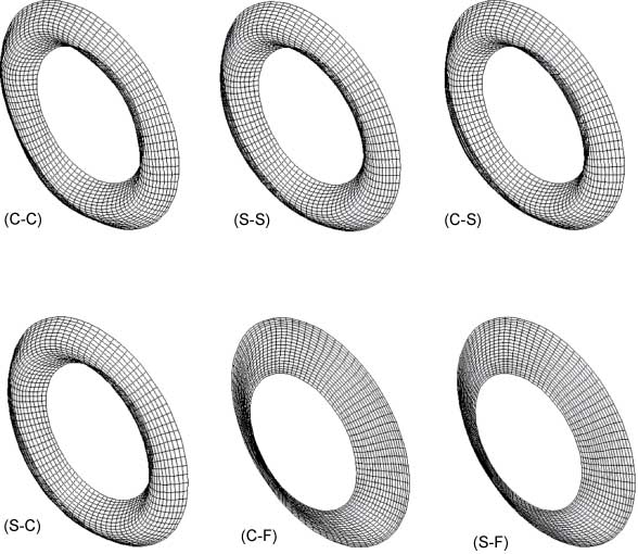 Frequency optimization of laminated annular circular plates