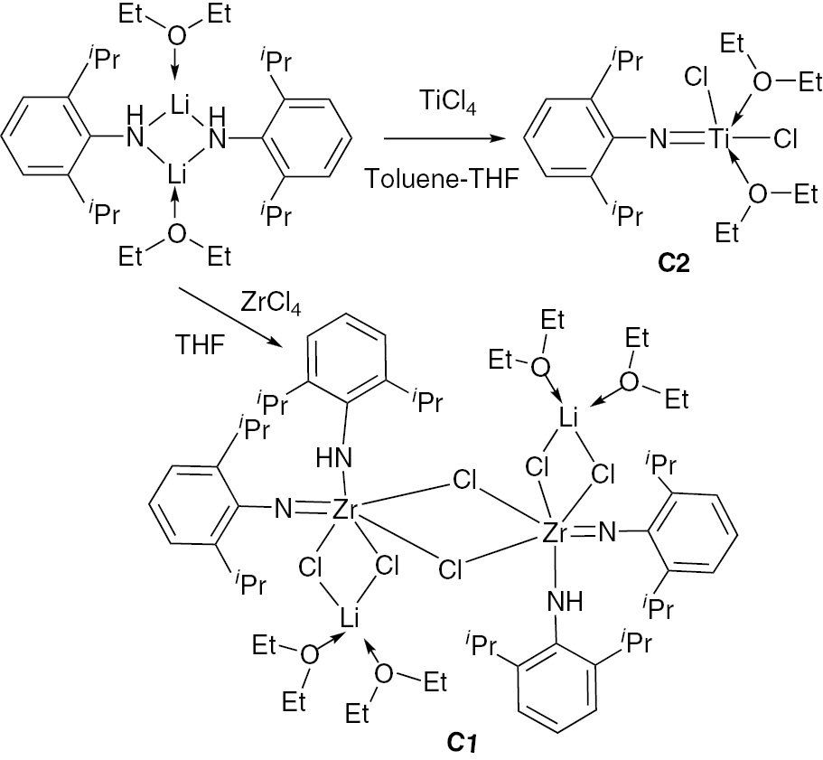 Arylimido zirconium and titanium complexes: characteristic structures ...