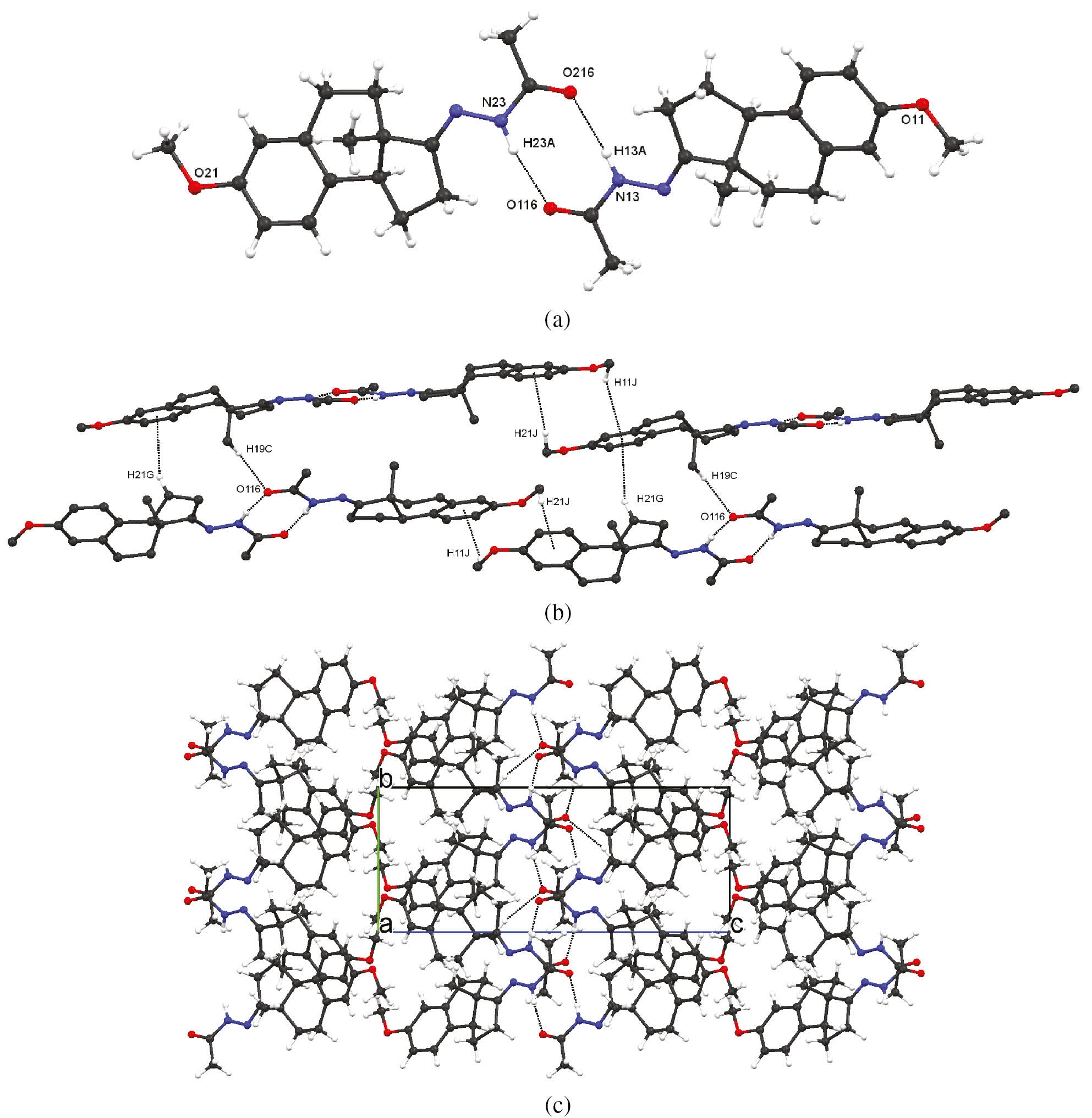Crystal structures and Hirshfeld surface analyses of a des-A-B-aromatic ...