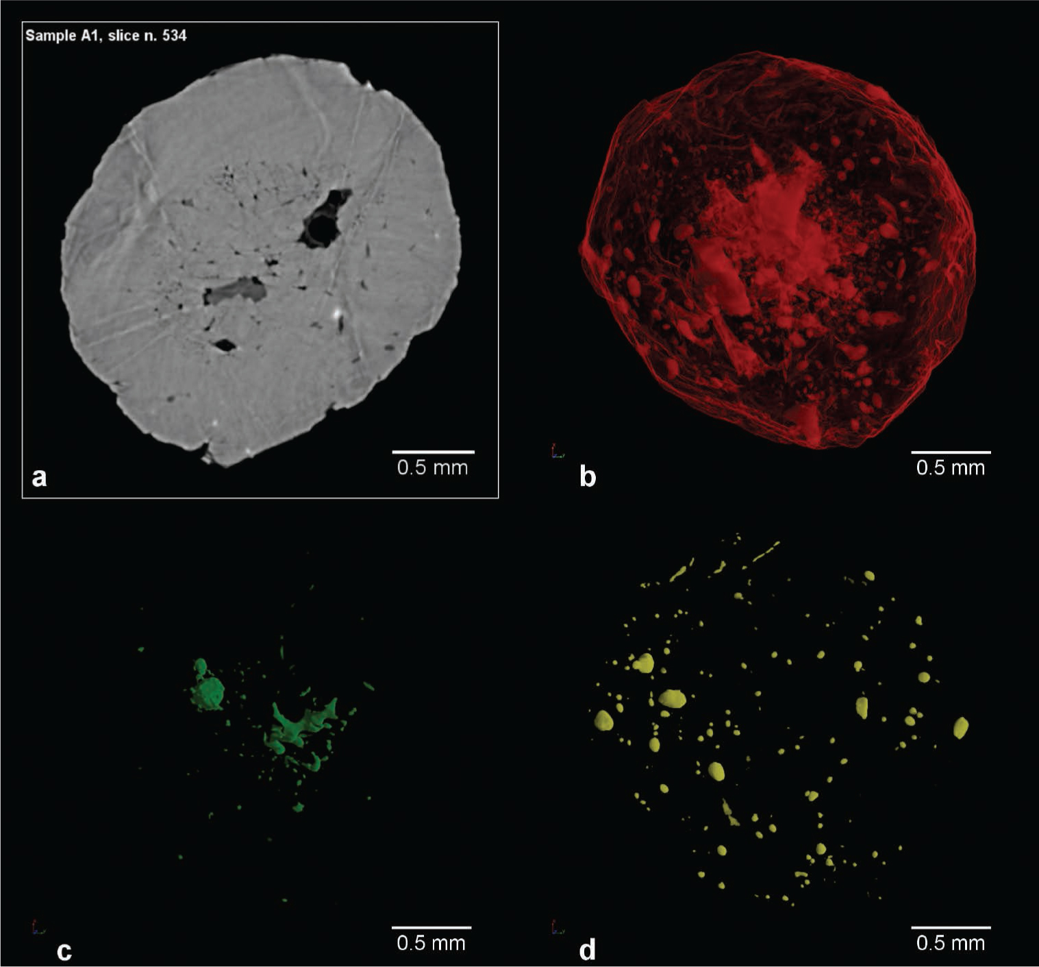 Three-dimensional distribution of primary melt inclusions in garnets by ...